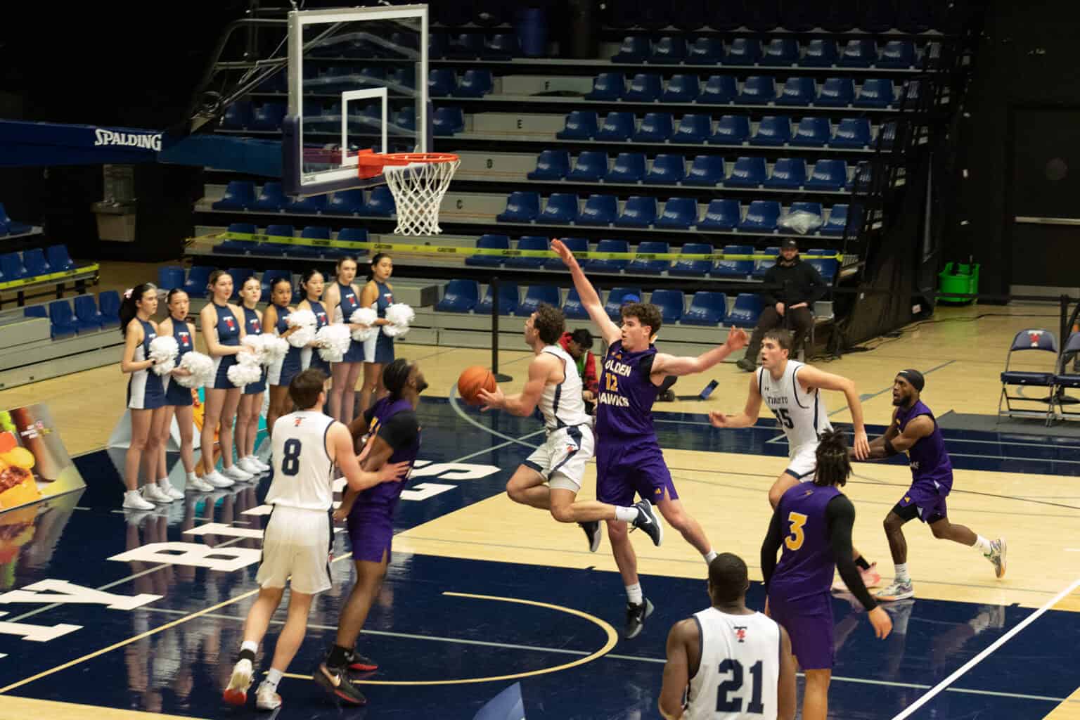 Blues men’s basketball team dominate Laurier Golden Hawks at home – The ...