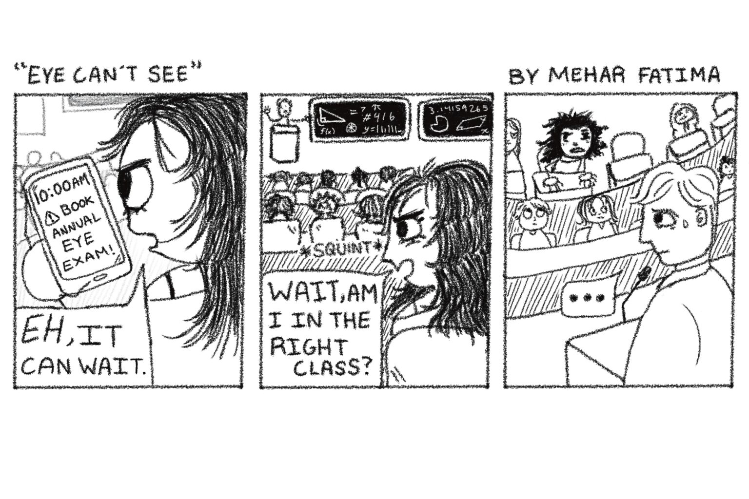 Comic: “Eye can’t see” – The Varsity